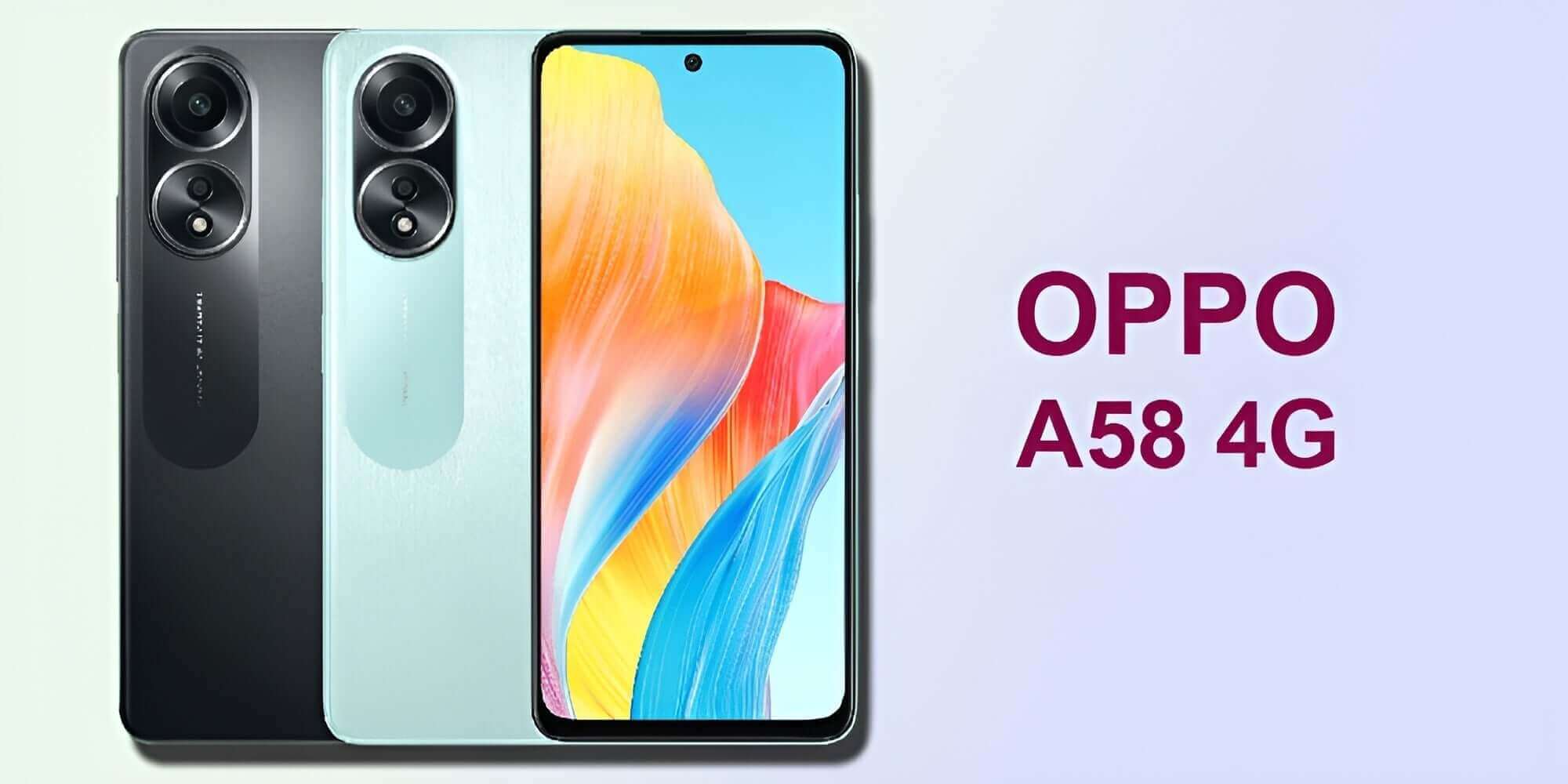 Oppo A58 4G Smartphone with Immersive Viewing Experience